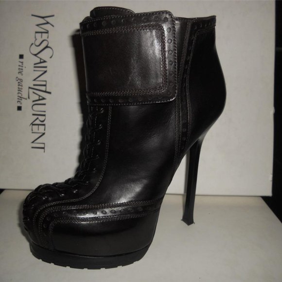 Yves Saint Laurent | Shoes | Ysl Yves Saint Laurent Tribtoo Brown ...